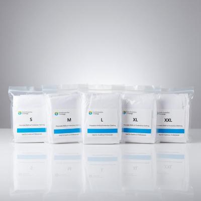 China Front Protective Coverage Disposable Medical Protective Clothing S M L XL XXL Sizes Ideal for Healthcare Professionals for sale