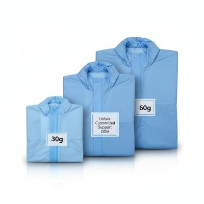 China 30g60g PPE Safety Wear Unisex Customized Support ODM Protective Clothing Engineered for Maximum Safety and Worker Comfort for sale
