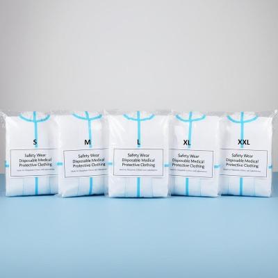 China Safety Wear Disposable Medical Protective Clothing in S M L XL XXL Sizes Ideal for in Hospitals Clinics and Laboratories for sale