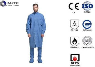 Cina L'abbigliamento dell'ingranaggio del lavoro della busbana francese, blu navy industriali dei vestiti da lavoro colora la valutazione di 33cal/C ATPV in vendita
