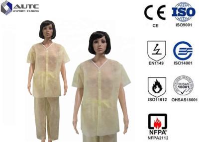 Cina Il dottore clinico Light-blue Scrubs Fluid Resistant senza filaccia con il legame della vita in vendita
