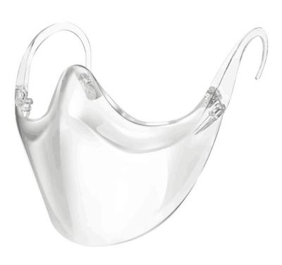 China TUV  15CM Anti Fog PC Plastic Protective Transparent Face Shield for sale