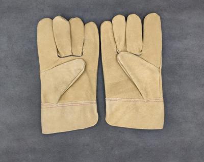 Cina Guanti di saldatura di saldatura di Gloves Suede Leather del saldatore di Gloves Full Leather del breve saldatore ad alta temperatura di cuoio spesso in vendita