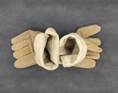 Cina Guanti di saldatura di saldatura di Gloves Suede Leather del saldatore di Gloves Full Leather del breve saldatore ad alta temperatura di cuoio spesso in vendita