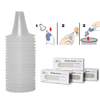 China ISO Transparent Braun Model Soft Top Infrared Ear Thermometer Probe Covers for sale