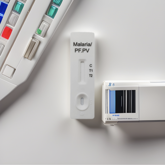 Malaria Rapid Test Kit diagram