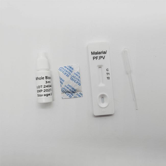 Malaria Rapid Test Kit in use
