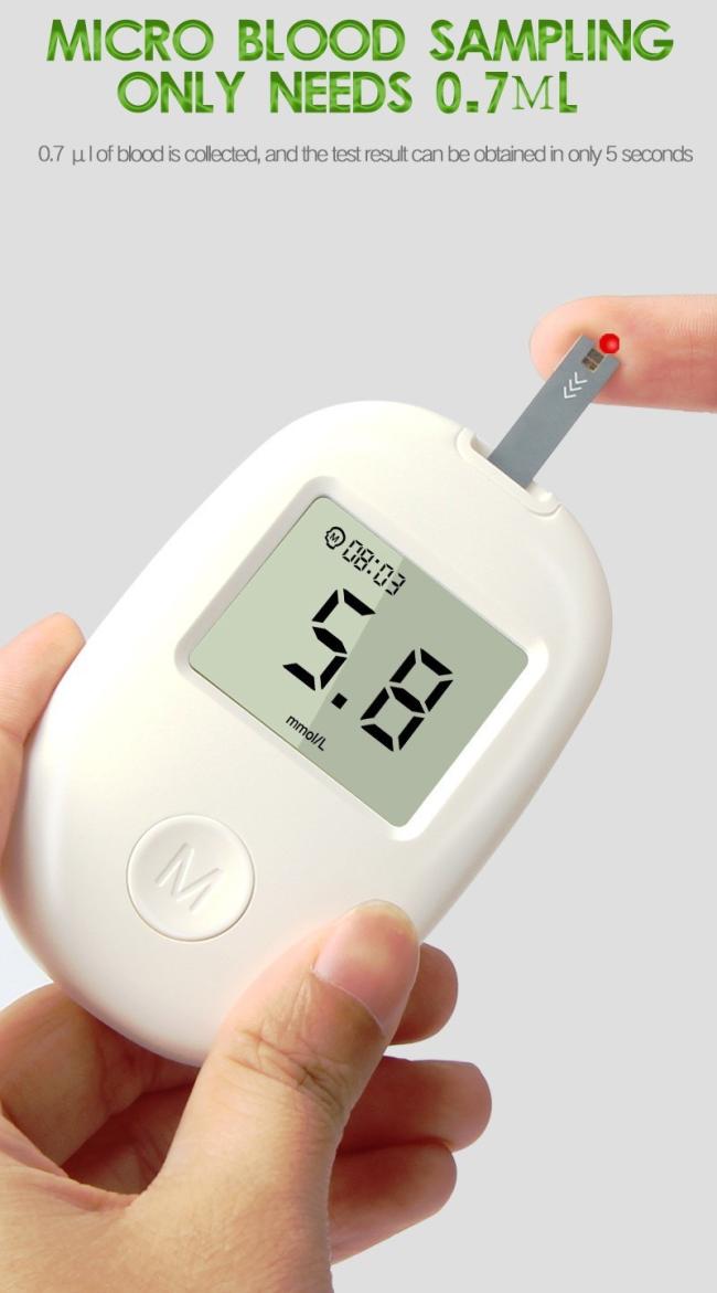 Smart Blood Glucose Monitor front view