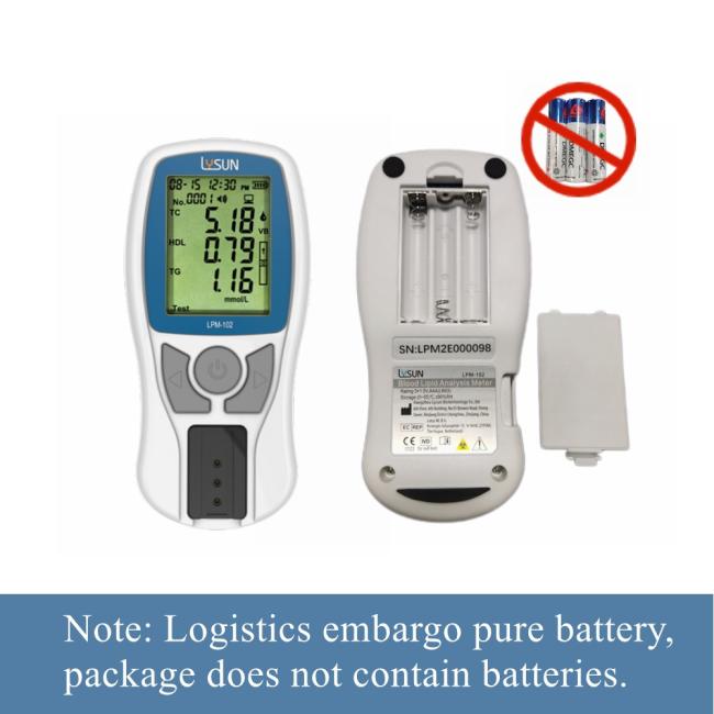 3 in 1 Blood Lipid Analyzer in use