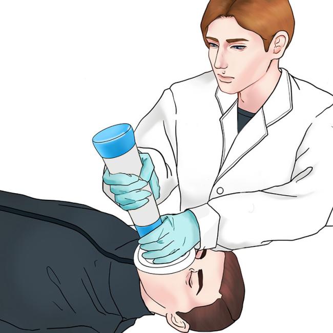 Choking Rescue Device side view