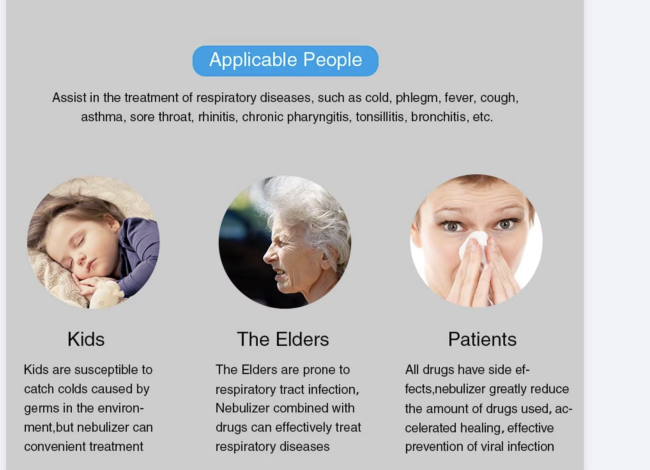 Portable Nebulizer with accessories