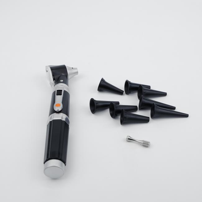 Portable Diagnostic Otoscope front view showing LED illumination and lens
