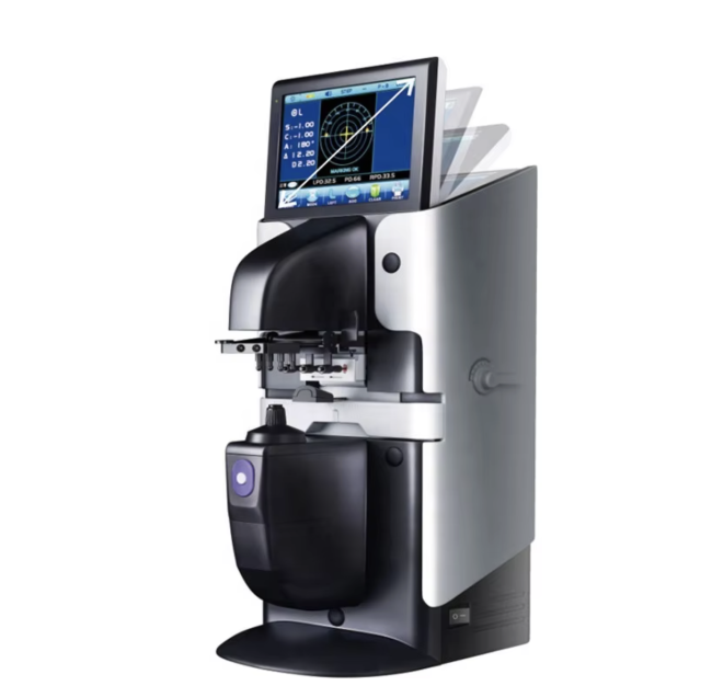 Digital Automatic Lensometer side view