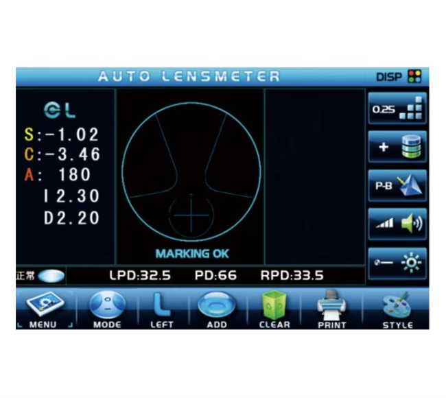 Digital Automatic Lensometer in clinical setting