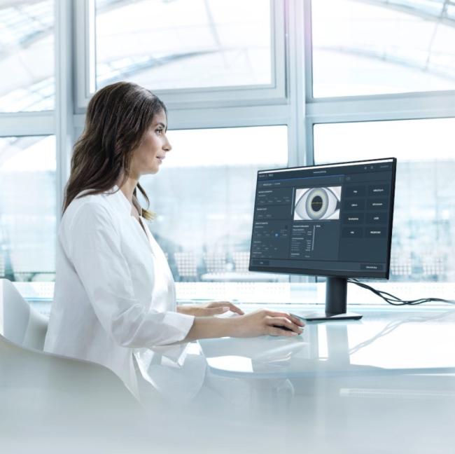 Close-up of VISUMAX 800 laser components