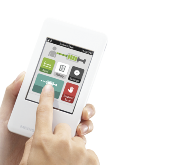 Terumo Medisafe WITH Insulin Patch Pump - Front View