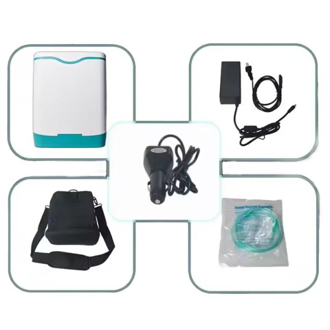 Portable Oxygen Generator front view showing LCD display