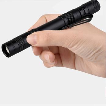 Cina Torcia economica 3W Pen Light Mini Led Flashlight dell'alluminio portatile luminoso eccellente XPE Penlight in vendita