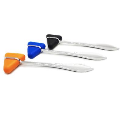 Cina gomma variopinta del martello riflesso neurologico ss di percussione del triangolo di 18.5cm in vendita