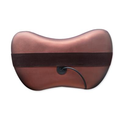 Cina Dual Use Car Home Electric Neck Kneading Massage Pillow 4 Roller Vibrating Shiatsu in vendita
