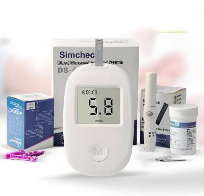 China Fast 7s Blood Glucose Meter Glucometer Monitor With LCD Display And Auto Coding for sale