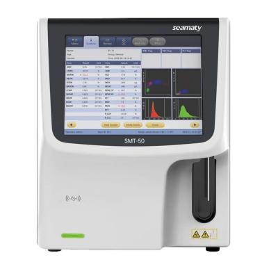 China 5 Part Automated Hematology Analyzer Full Blood Count Machine Unclog 60 Samples Per Hour for sale