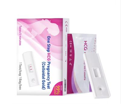 China ODM Home Medical Device Consumable HCG Pregnancy Test Card 3mm 4mm for sale