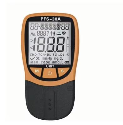 China Electric PFS30 Blood Lipid Cholesterol Level Tester Kit Instrument FDA Approved for sale