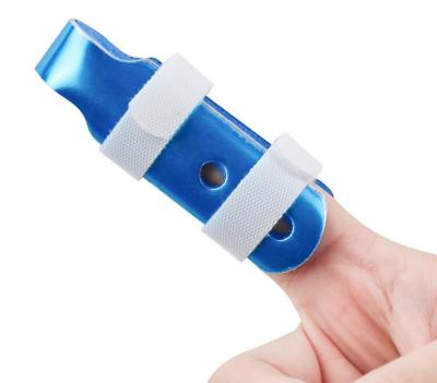 China Aluminum Finger Splint Adjustable Support for Fractures Sprains Mallet Finger for sale