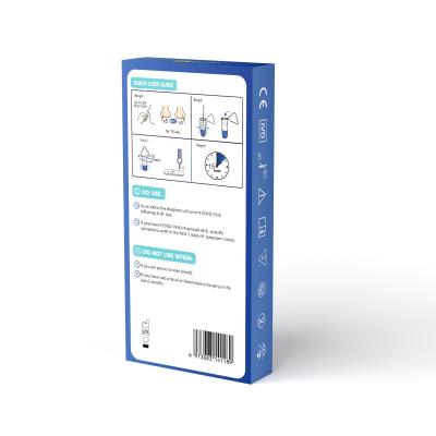 China Respiratory Infection Antigen Combo Test Kit with 98% Accuracy and 8 Mins Test Time Using Colloidal Gold Method for sale