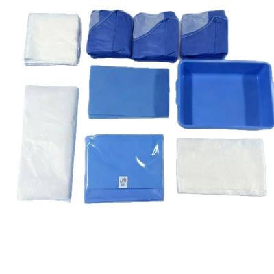 China Complete C-Section Surgical Pack, Sterile Kit with Retractor, Drapes & Gowns for sale