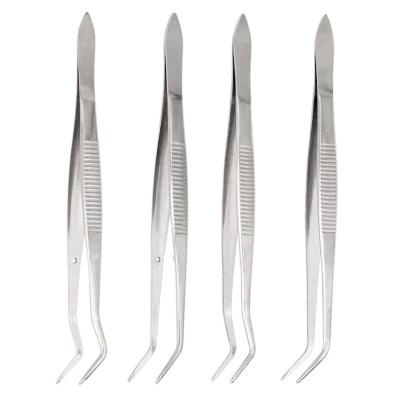 Cina disinfezione ad alta pressione dentaria curva 16cm di acciaio inossidabile delle pinzette in vendita