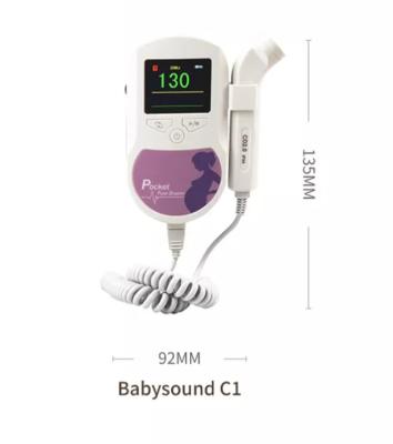 Cina Monitor di battito cardiaco di gravidanza di Echo Doppler Fetal Monitor Ultrasound 240bpm in vendita