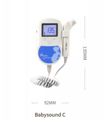 Cina Monitor di battito cardiaco di gravidanza di Echo Doppler Fetal Monitor Ultrasound 240bpm in vendita