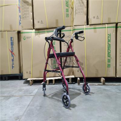 Cina Non slitti la mobilità Rollator sudano il camminatore di alluminio assorbente del carrello in vendita