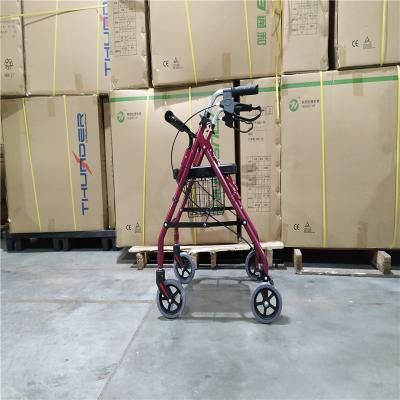 Cina Non slitti la mobilità Rollator sudano il camminatore di alluminio assorbente del carrello in vendita