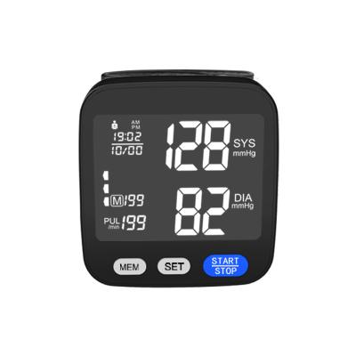 China AAA Battery Digital Blood Pressure Monitor Wrist Type ABS Plastic Healthcare Medical Supplies for sale