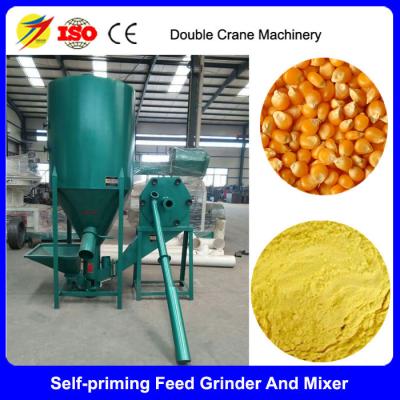 China 1 ton poultry feed grinder and mixer for kenya for sale