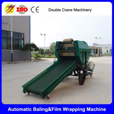 China Dezhou manufacturer full automatic corn sawdust silage baler making machine for sale
