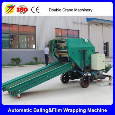 China Easy operation full automatic grass silage machine round baler wheat straw baler machine for sale