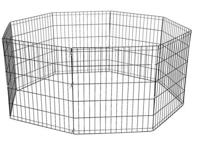 China Large Animals Cage Outdoor Foldable Welded Wire Mesh Fencing Dog Kennel for sale