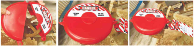 Factory Standard Safety Standard Gate Valve Lockout ABS Material