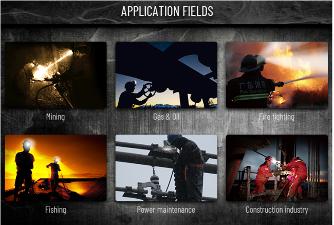 Il minatore legato con corde di IP68 450mA ha condotto la lampada di cappuccio con 20hs lungamente l'orario di lavoro con il materiale 3 dell'ABS