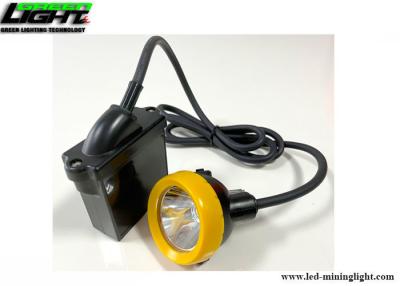 China Flame Safety Mining Cap Lamp 3.7V 10000lux Long Battery Life Used In Mines for sale