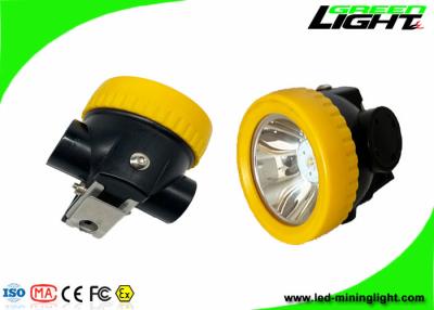 China IP68 Waterproof LED Cordless Coal Miner Headlamp 5000 Lux Brightness Light Weight PC  Material  Long Lasting for sale