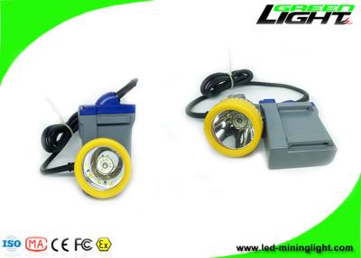 China Rechargeable LED Underground Coal Mining Light 15000 Lux 6600 MAh 16hrs Long Working Time Headlamp for sale