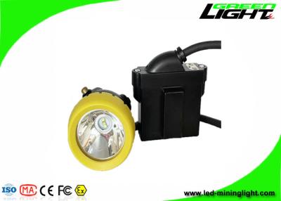 중국 10000 Lux 216lum 7800 MAh 유선 LED 마이닝 캡 램프 USB 저전력 경고 기능으로 충전 광부 헤드 램프 판매용