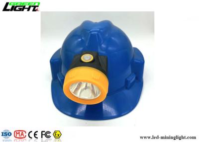 China Mini Cordless Rechargeable Mining Cap Lamps 10000lux Lightweight Portable for sale