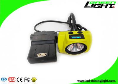 China 13600 MAh LED Miner Cap Lamp IP68 Waterproof 25000 Lux Coal Miners Headlamp for sale