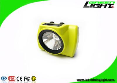 China OLED Screen 18000 Lux LED Mining Cap Lights Explosion Proof 6.8Ah Cordless Rechargeable Miners Headlight for sale